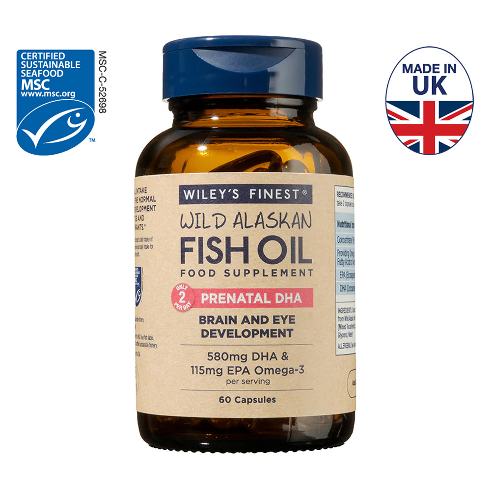 PRENATAL DHA Omega-3 Fish Oil Capsules – Wileys Finest UK Ltd
